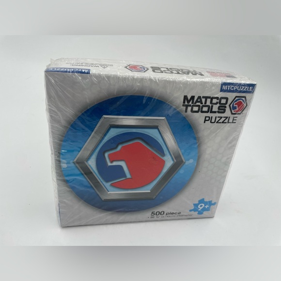 Games | Rare Custom Matco Design 225 Round Puzzle500 Piece | Poshmark